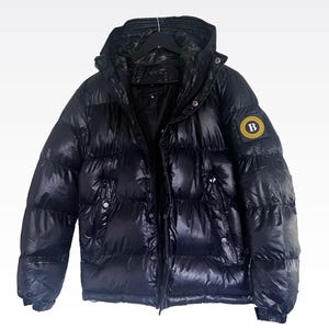 Balling London Black Padded Puffer Winter Jacket - Etsy