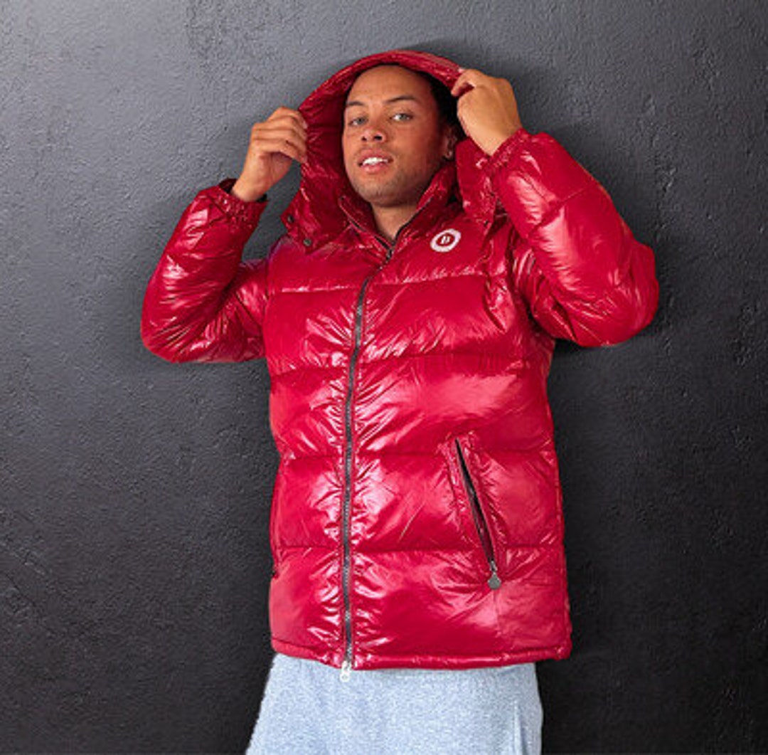 Red Balling London Puffer Jacket - Etsy