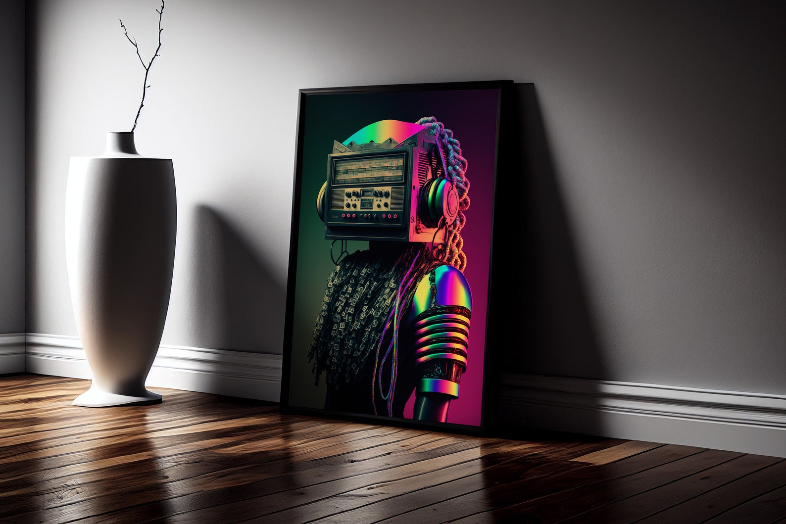 1980s Vintage Fashion Robot Digital Art Print Instant - Etsy.de