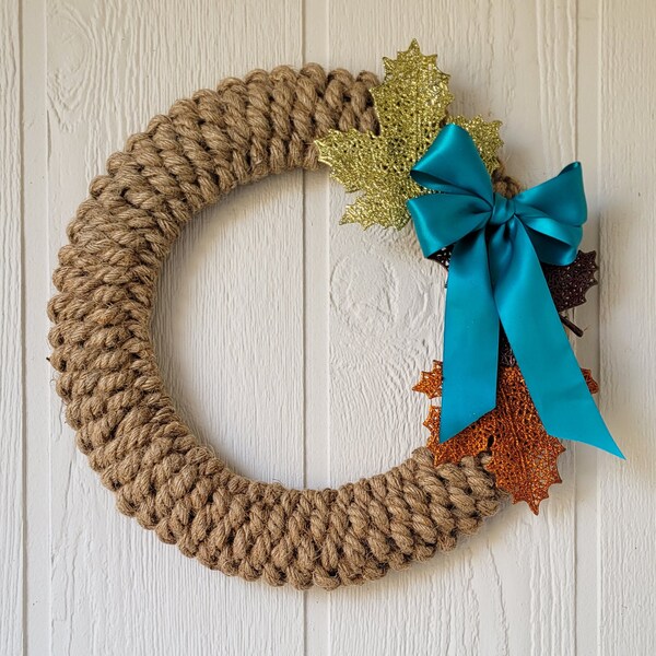 Jute Rope Wreath - Etsy