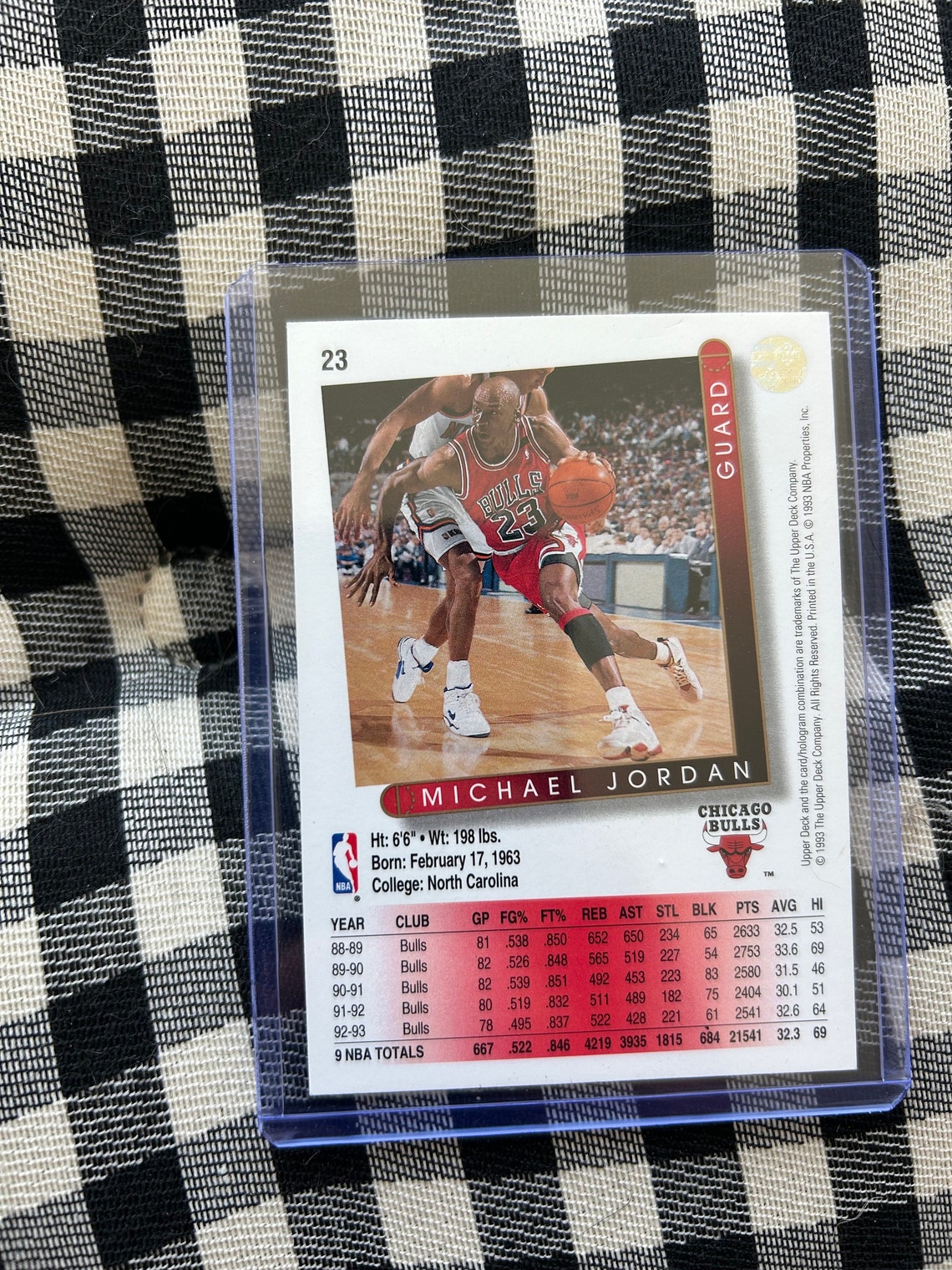 93-94 Rare Michael Jordan Card # 23! Mint/near Mint. Must Have!!! - Etsy
