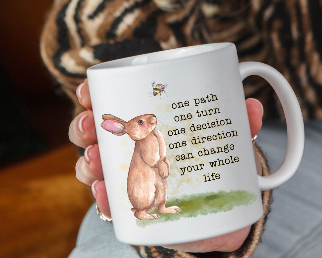 Inspirational Bunny Mugs Gift for Her Mug Gifts for Women One Path Bee ...
