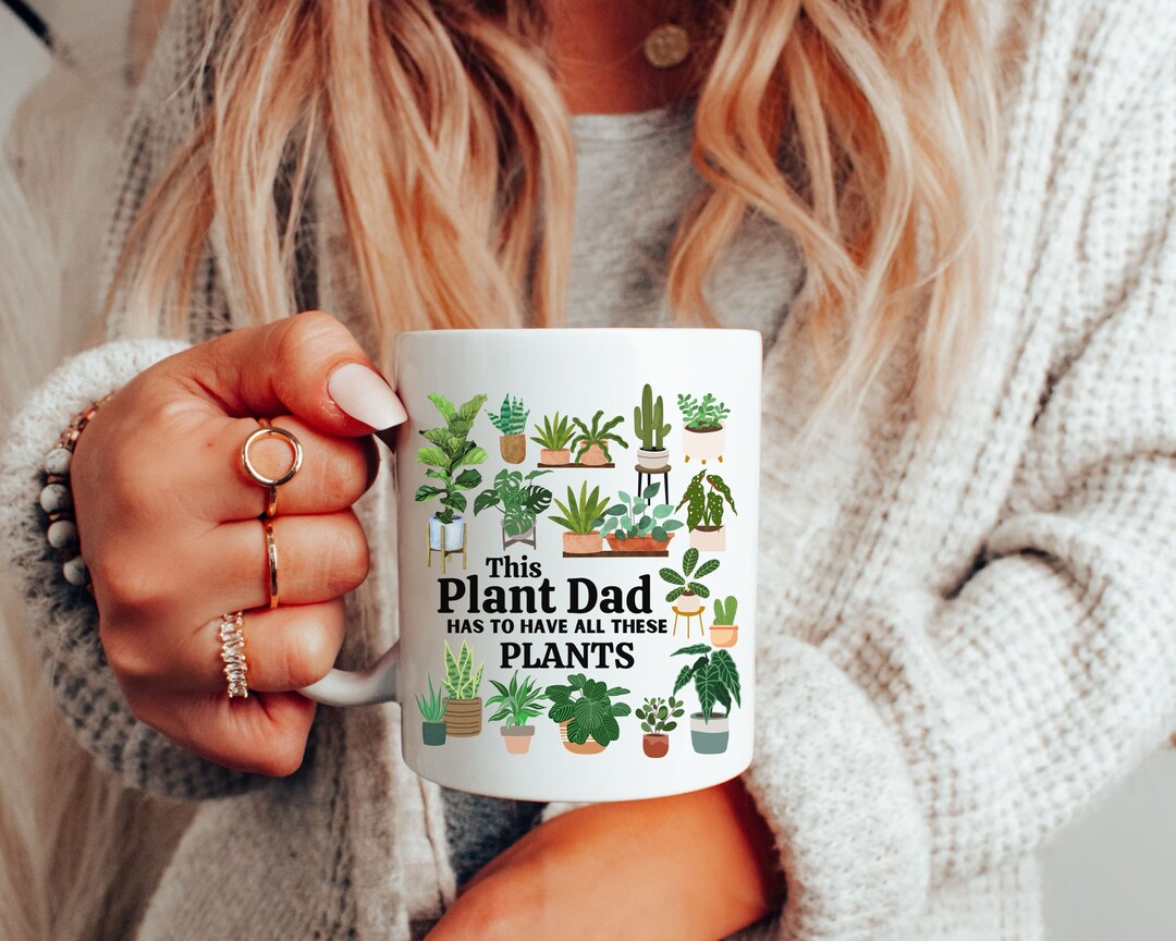 Plant Mug Gifts for Him Plant Dad Gifts for New Plant Dad Father's Day ...