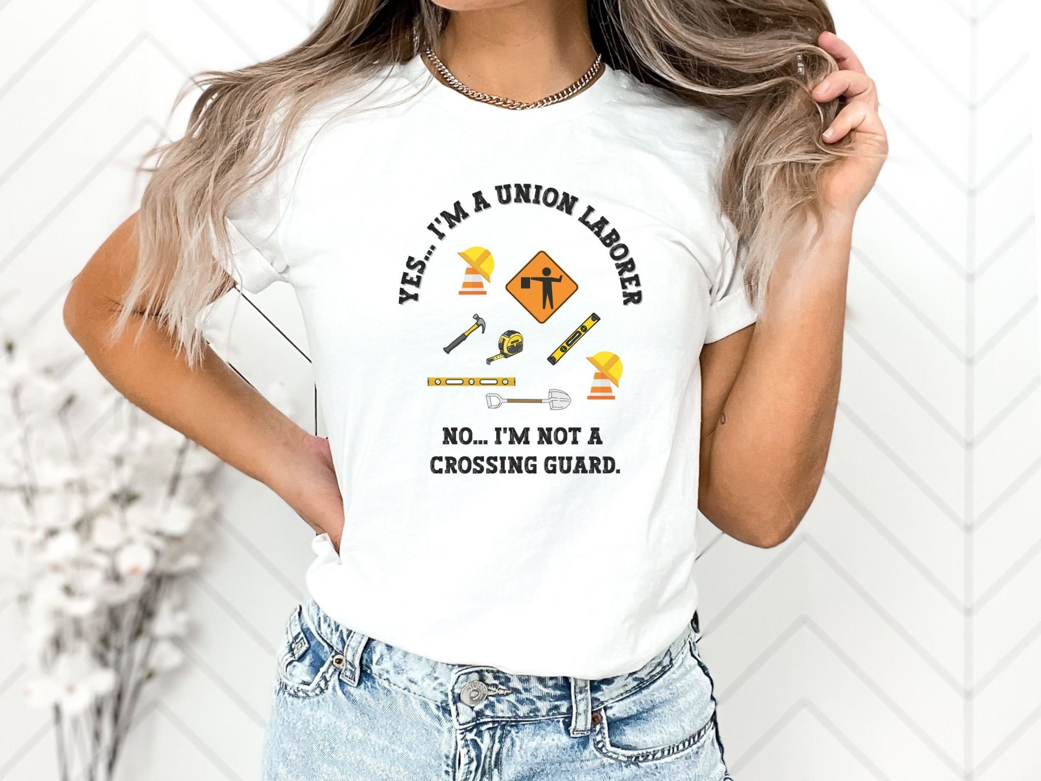 Women in Construction T-shirt Funny Construction Gifts for Her Laborer ...