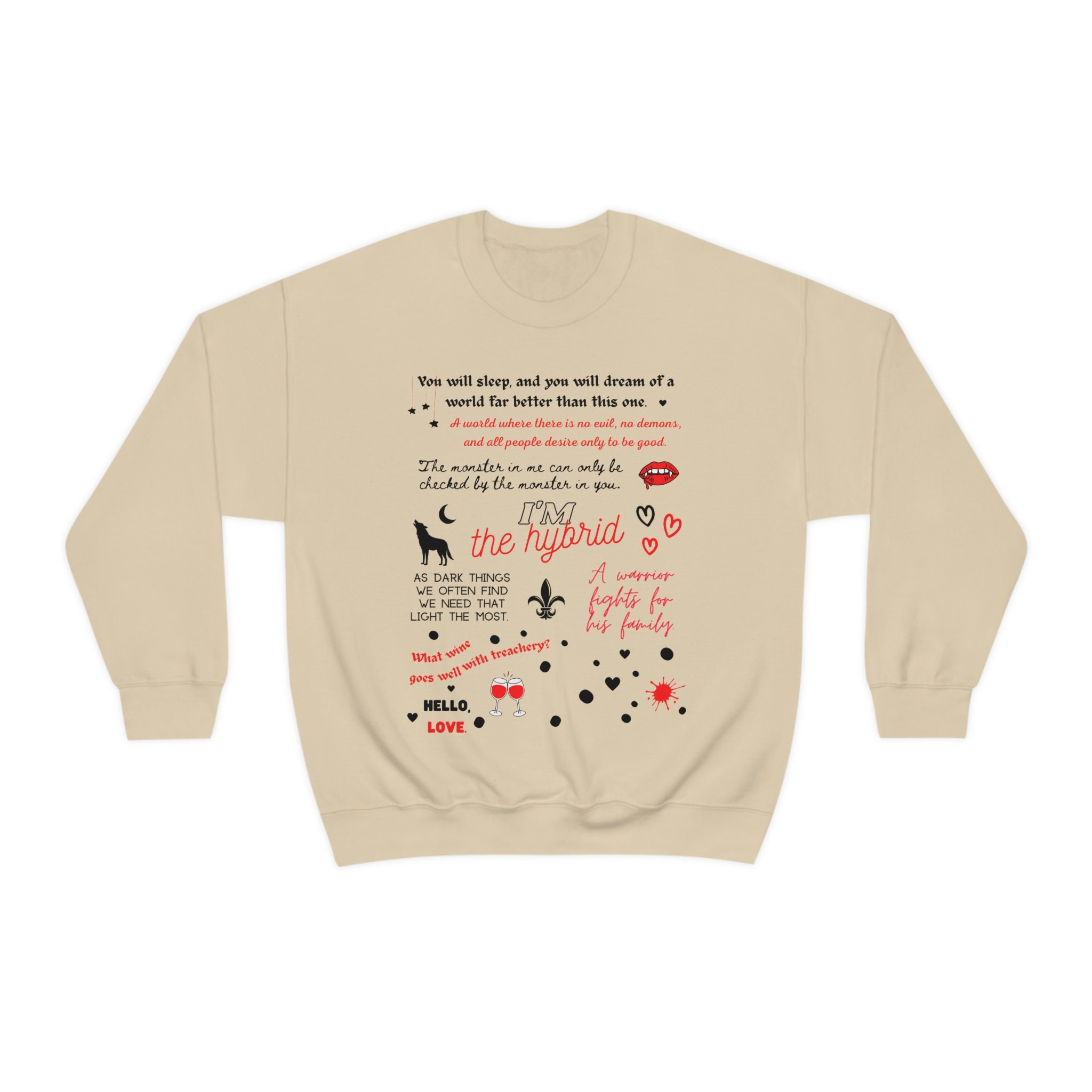 Klaus Quotes Sweatshirt | Klaus Mikaelson | Famous Klaus Quotes | Klaus ...