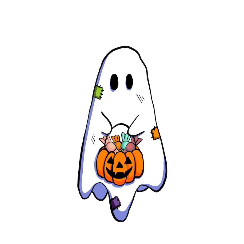 Trick-or-treat Ghost - Etsy