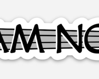 I Am No Man Holographic Vinyl Sticker, Lord of the Rings Eowyn Sword ...