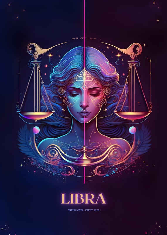 Libra Zodiac Art