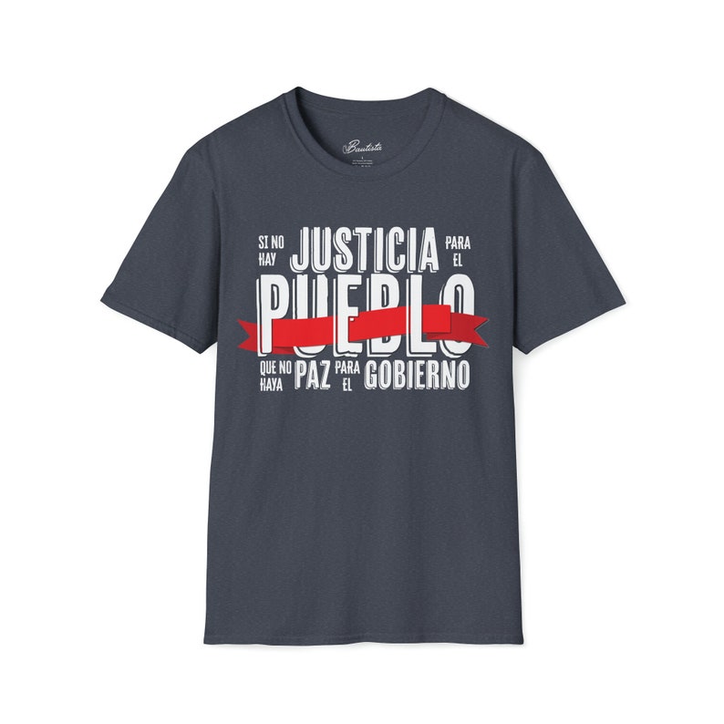 Emiliano Zapata - Justicia Para El Pueblo Graphic Unisex Softstyle T ...