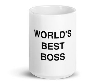 World's Best Boss Mug - Etsy