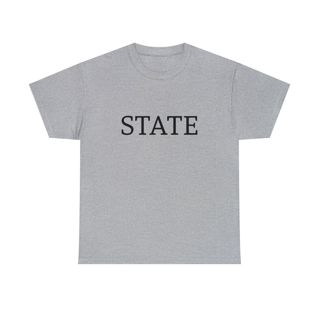 Simple State T Shirt for WSU Pullman - Etsy
