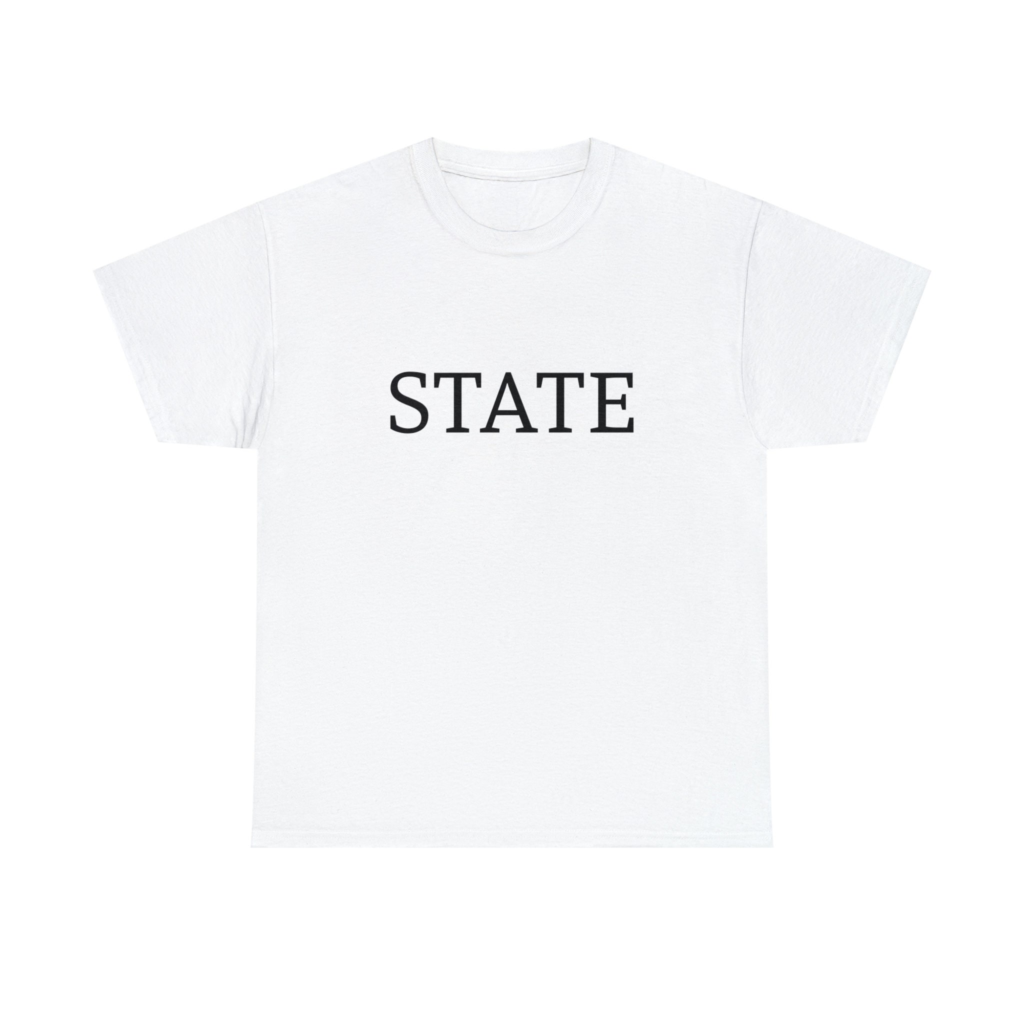 Simple State T Shirt for WSU Pullman - Etsy