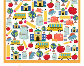 Back to School I Spy Activity for Kids, Back to School Printable, Back ...