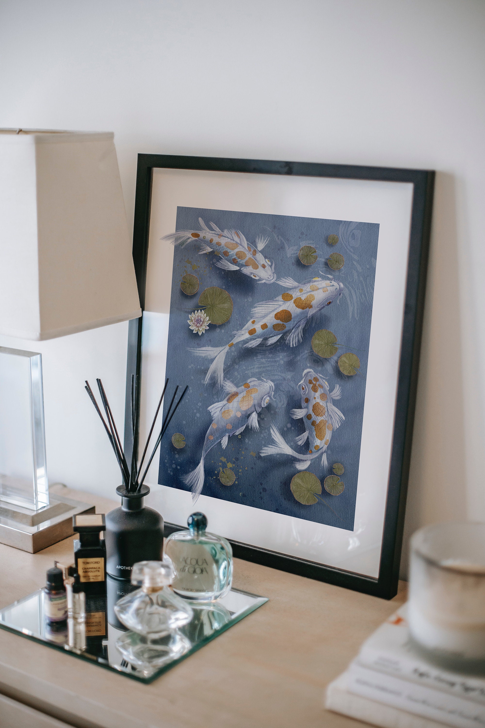 Koi Fish Art Koi Fish Wall Art Koi Fish Print Printable Wall Art ...