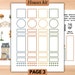 Printable Autumn Planner Stickers, Houses Sticker Kit for Happy Planner ...