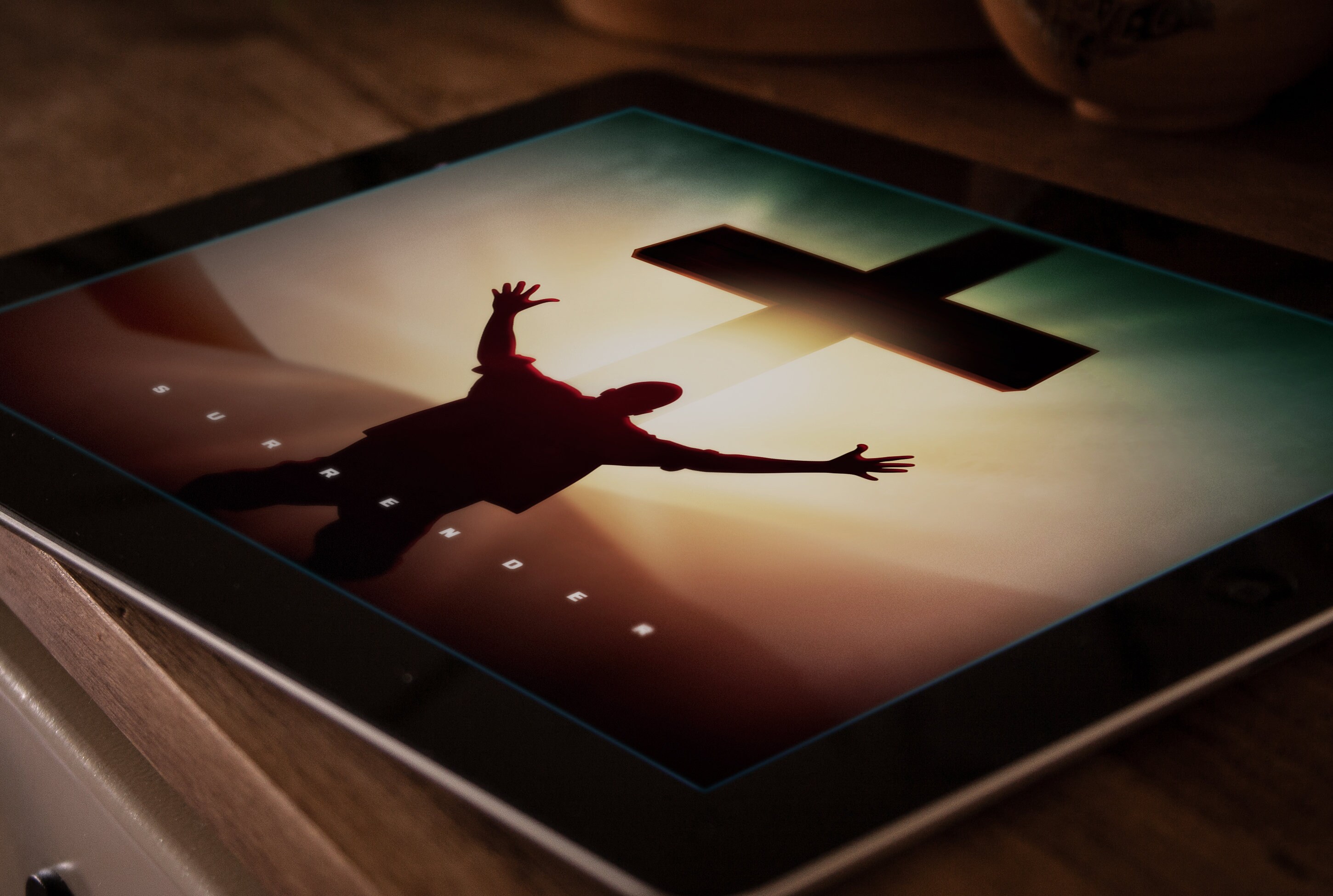 Surrender to Him Wallpaper Bundle, Desktop/laptop Wallpaper, Smartphone ...