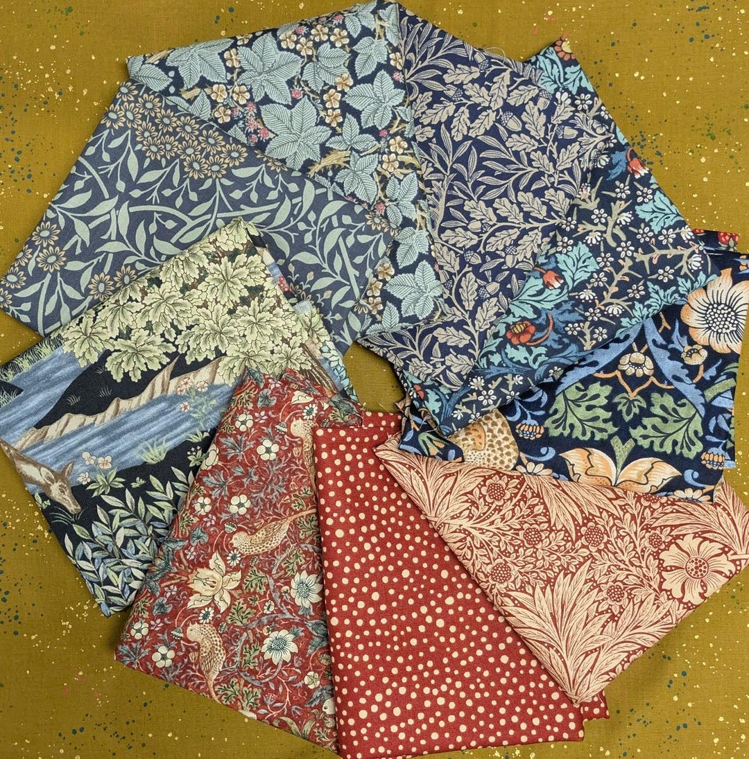 Fat Quarter Bundle - 9 Fat Quarters - the Original Morris & Co for Free ...