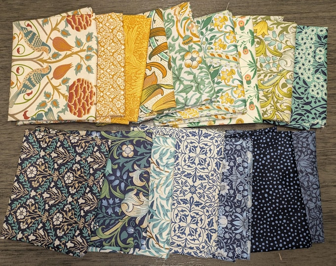 Fat Quarter Fabric Bundle Featuring Buttermere by the Original Morris ...