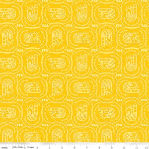 Farm Patch in Yellow - FFA Forever Blue 2 by Riley Blake Designs - Etsy