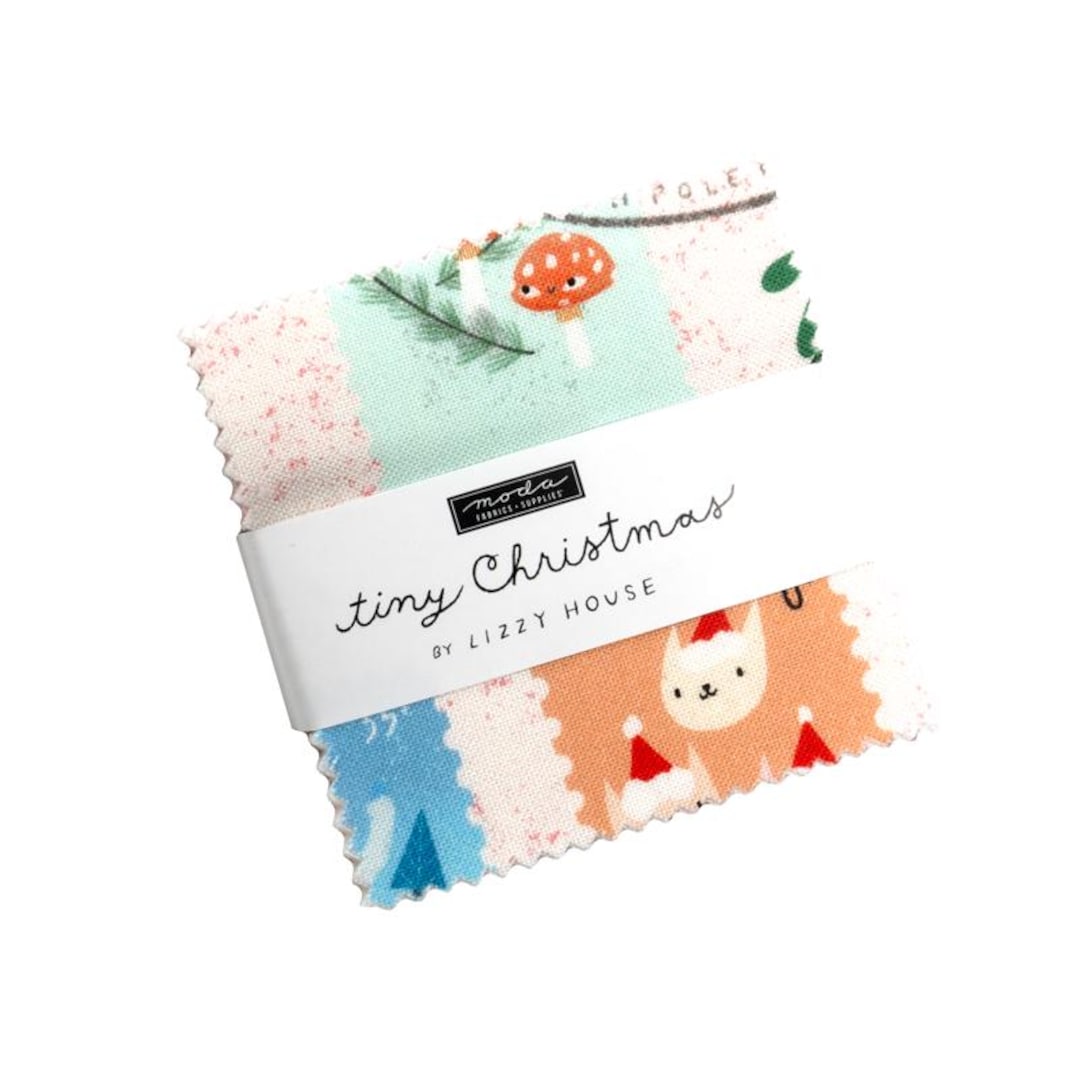 Tiny Christmas - 42 Piece Mini Charm Pack - Lizzy House for Moda - Etsy