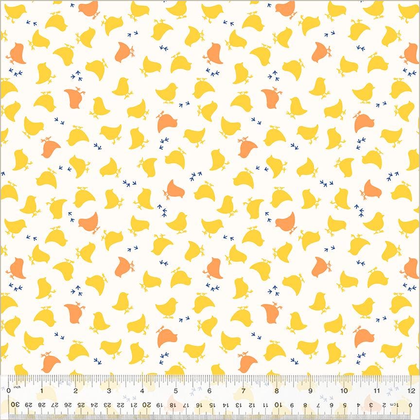 Baby Chicks - Yolk - Chicken Littles - Windham Fabrics - Etsy