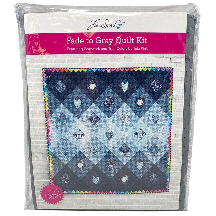 Fade to Gray Quilt Kit - Featuring Graywork by Tula Pink - Etsy