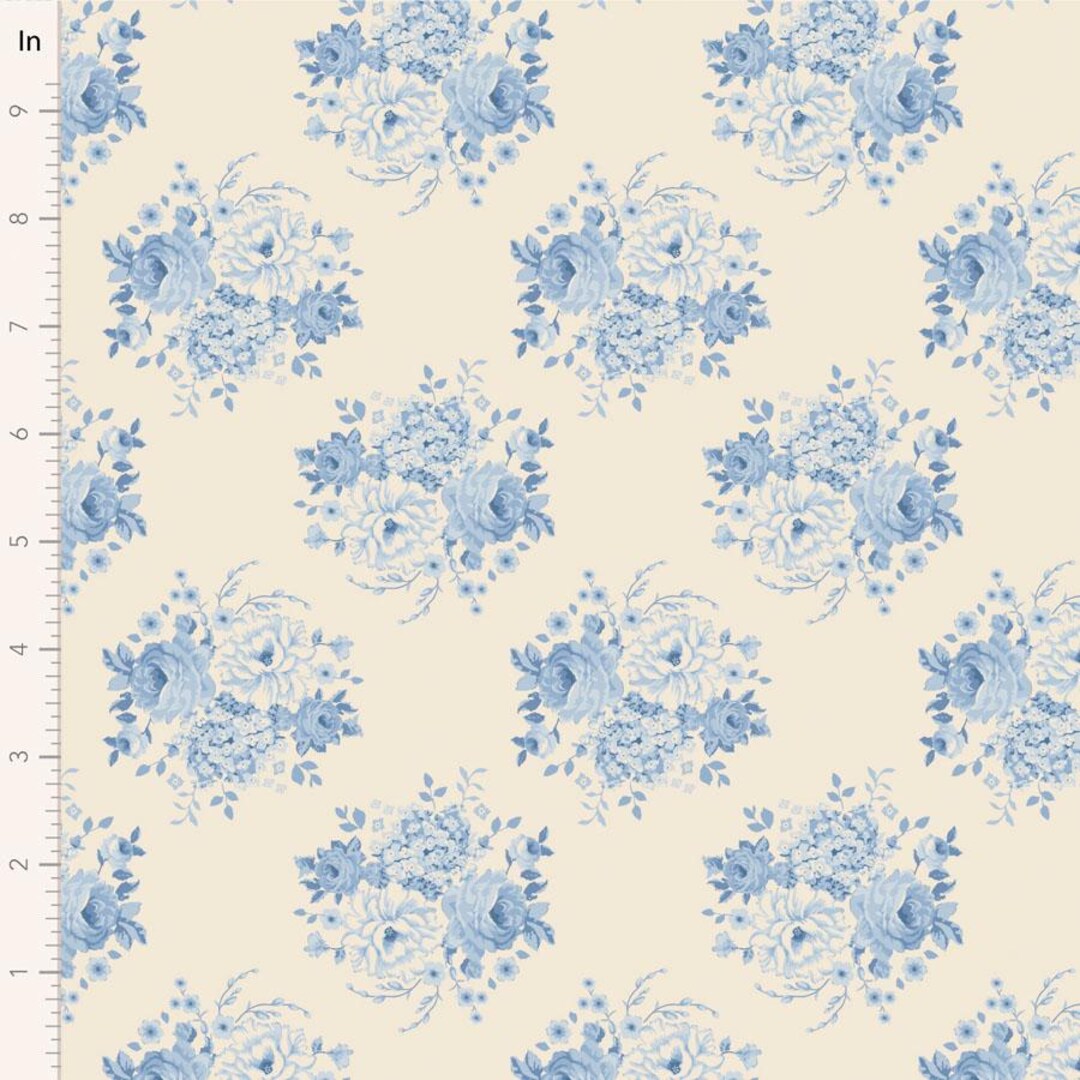 Mia in Blue - Sunday Brunch Collection From Tilda Fabrics - Sold in 1/2 ...