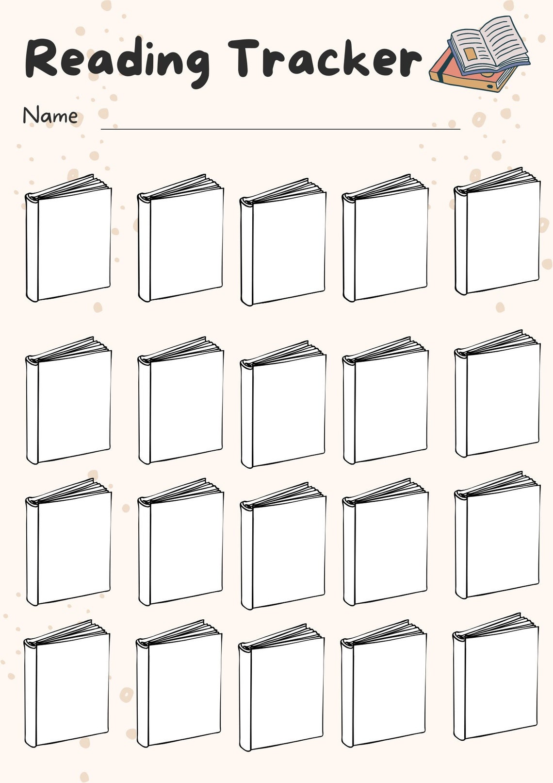 Reading Tracker - Etsy