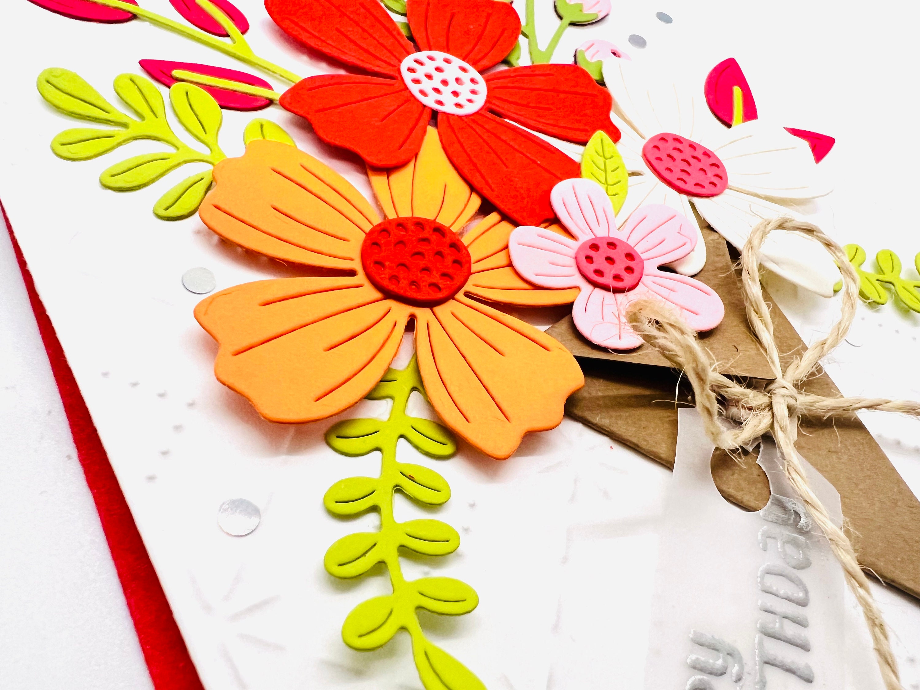 Handmade Happy Birthday Note Card With Colorful Floral Bouquet Etsy Handmade Happy Birthday Note Card With Colorful Floral Bouquet Etsy