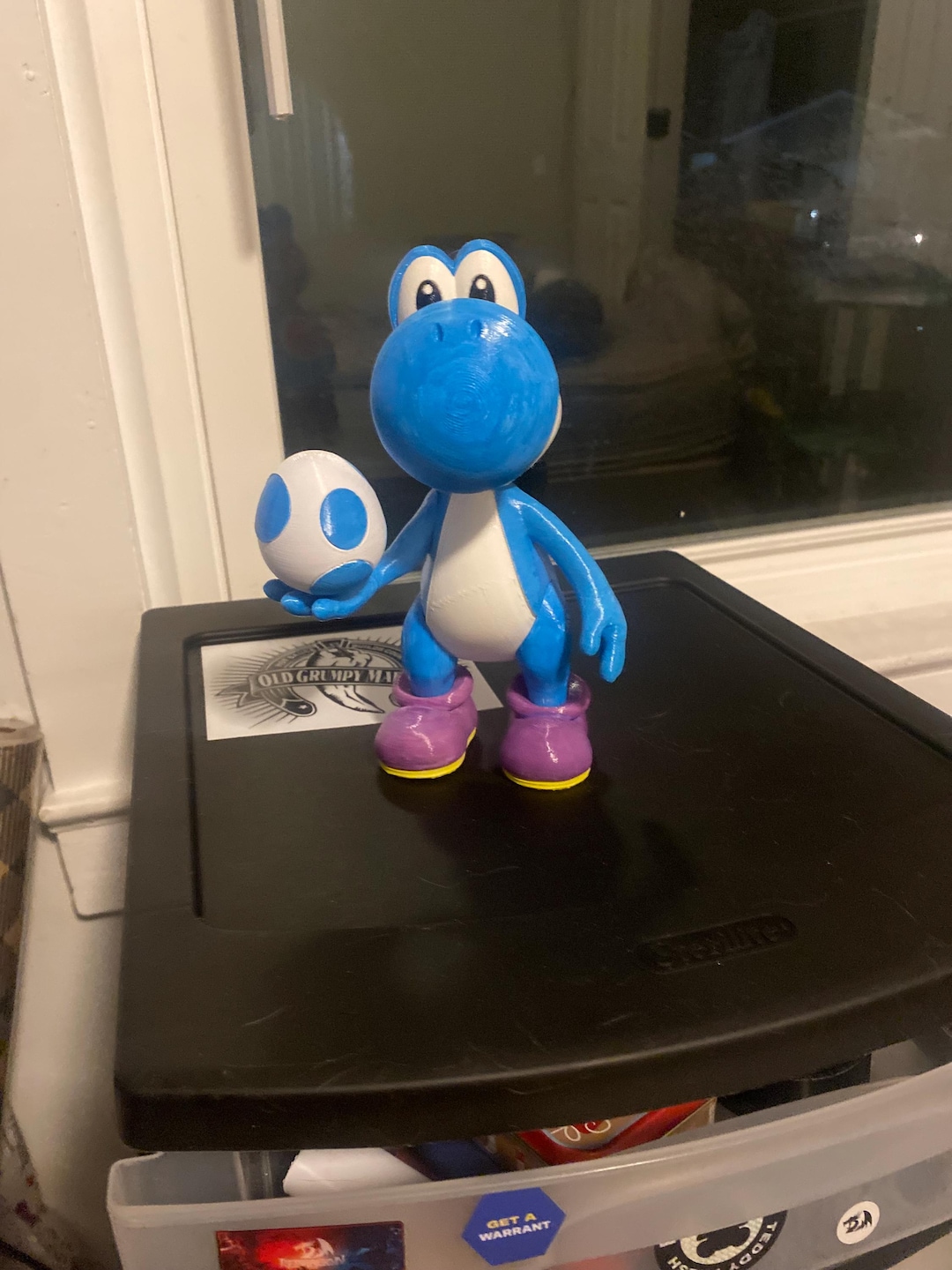 3d Printed Yoshi Mario Etsy