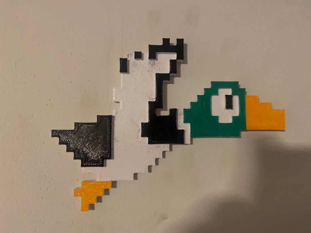 3D Printed 8-bit Duck duck Hunt - Etsy