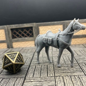 Riding Horses | Large Beast | Tabletop RPG | Mz4250 | 3D Printed ...