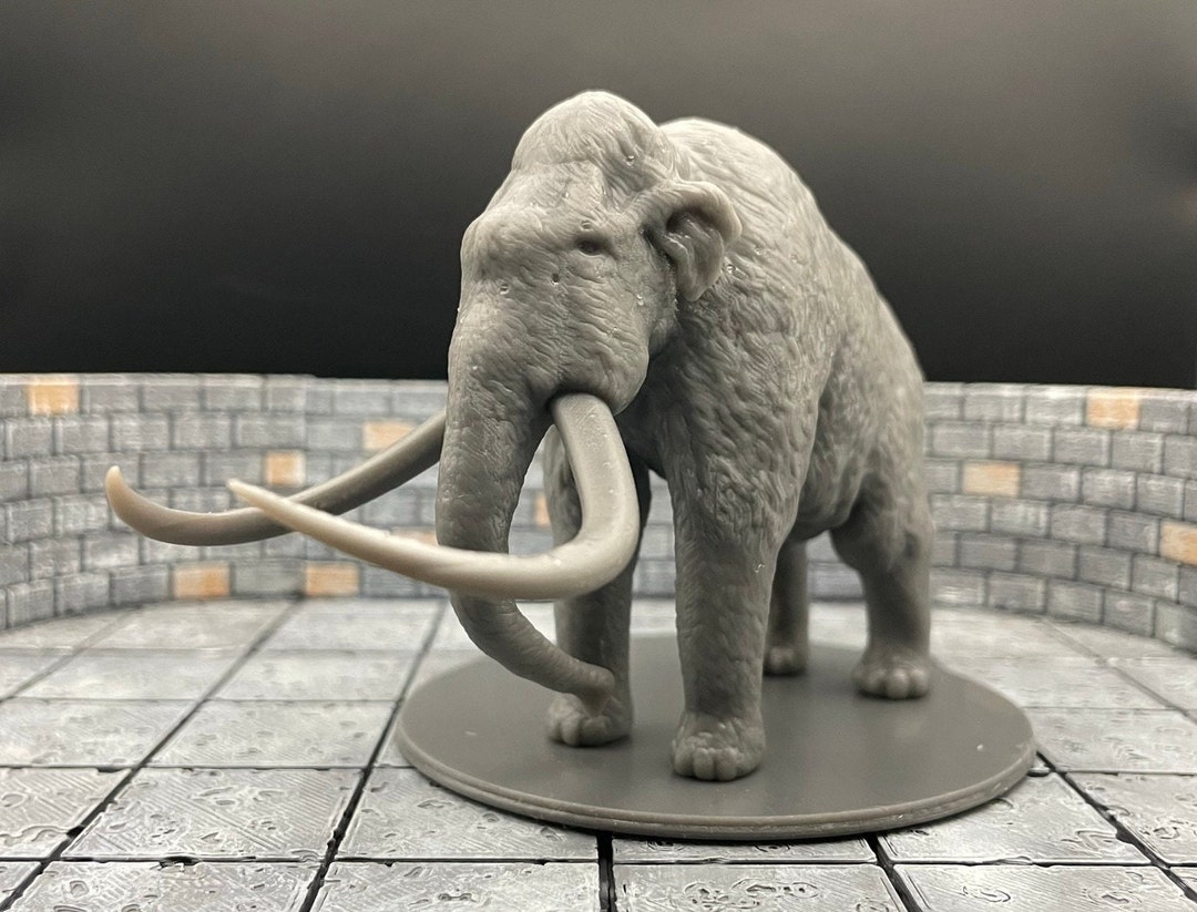 Mammoth | Huge Beast | Tabletop RPG | Mz4250 | 3D Printed Miniatures ...