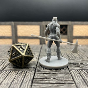 Human Male Barbarians Conan Miniature Tabletop RPG Mz4250 3D Printed ...