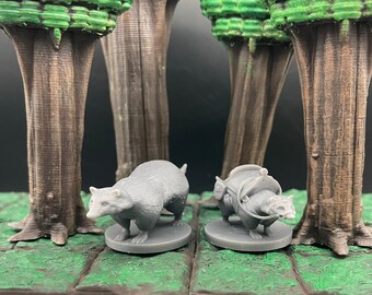 Clockwork Wolves Construct Dire Wolf Tabletop RPG Mz4250 3D Printed ...