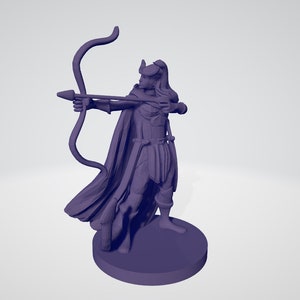 Tiefling Female Rangers Two Sword Ranger Winged Tiefling Flame Bow ...