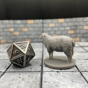Sheep | Farm Animal | Domestic | Beast | Tabletop RPG | Mz4250 | 3D ...