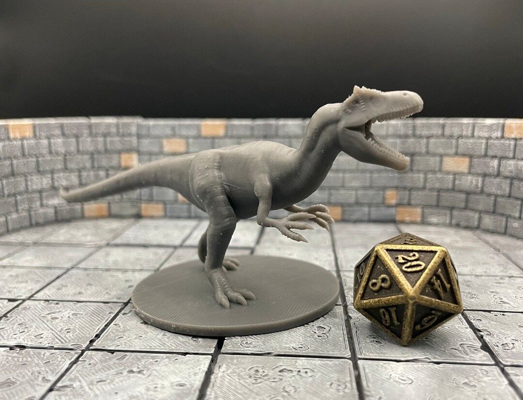 Allosaurus Mount Dinosaur Large Beast Tabletop RPG Mz4250 3D Printed ...