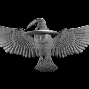 Giant Owls | Large Beast | Owl Wizard | Tabletop RPG | Mz4250 | 3D ...