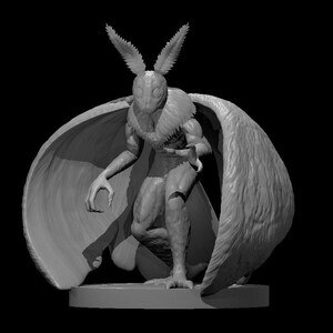 Mothman | Cryptid | Tabletop RPG | Mz4250 | 3D Printed Miniatures ...