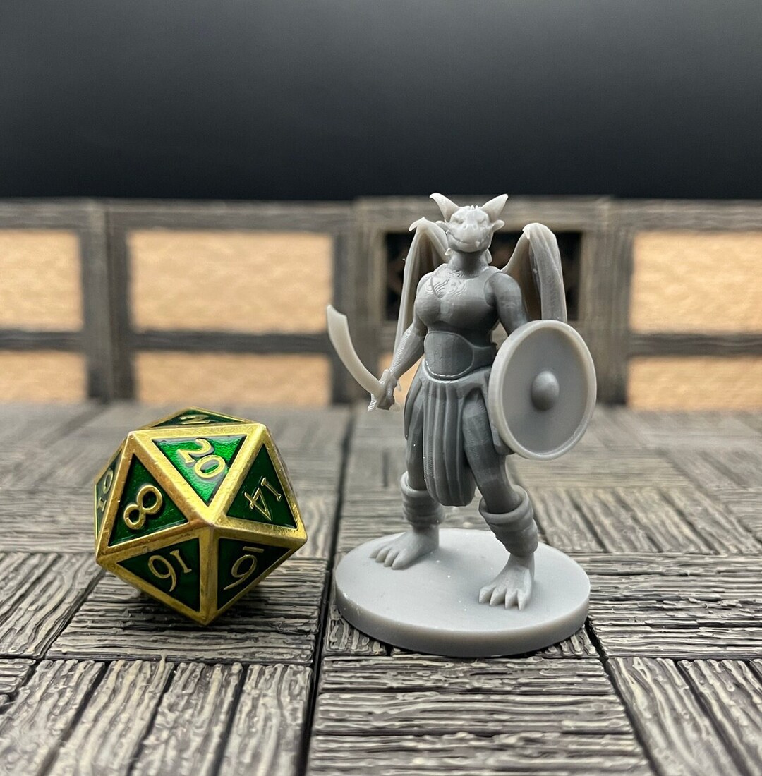 Dragonborn Female Druid | Young Dragonborn | Tabletop RPG | Mz4250 | 3D ...