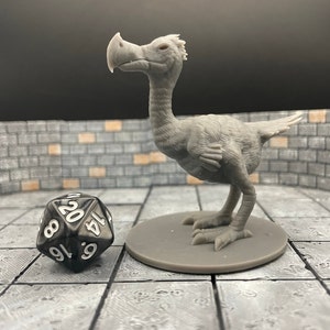 Axe Beak Beast Tabletop RPG Mz4250 3D Printed Miniatures 28mm Scale - Etsy