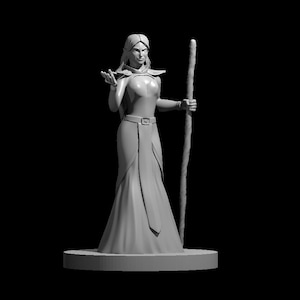 Elven Female Sorcerers | Half Elf | Blind Sorceress | Flying Spell ...