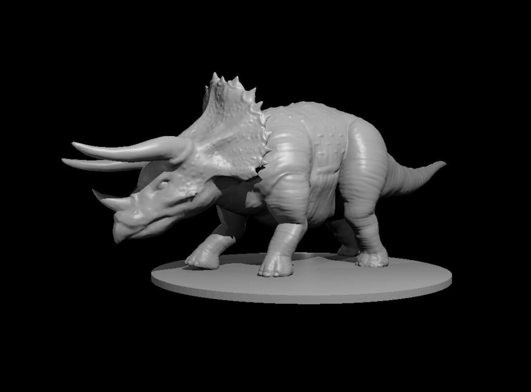 Triceratops | Mount | Dinosaur | Huge Beast | Tabletop RPG | Mz4250 ...