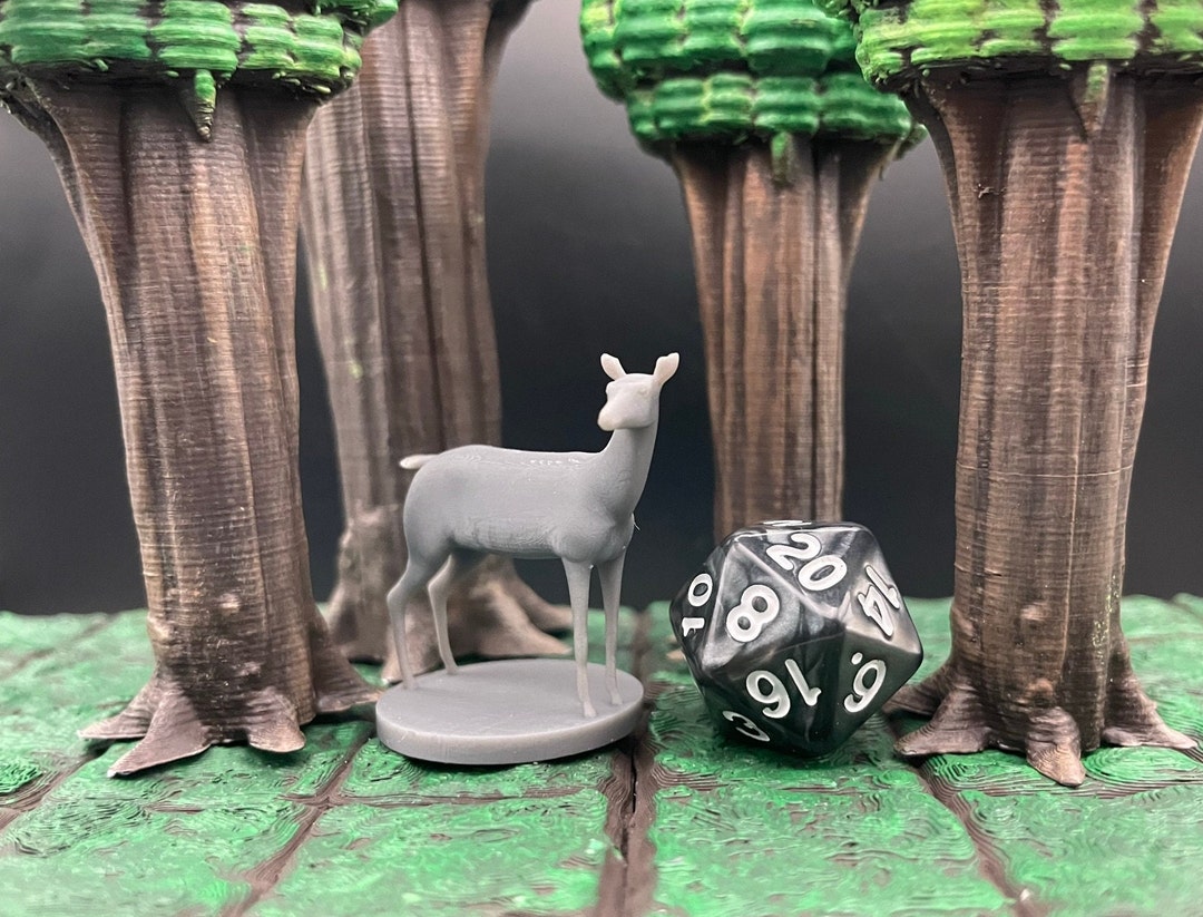 Deer | Beast | Forest | Tabletop RPG | Mz4250 | 3D Printed Miniatures ...