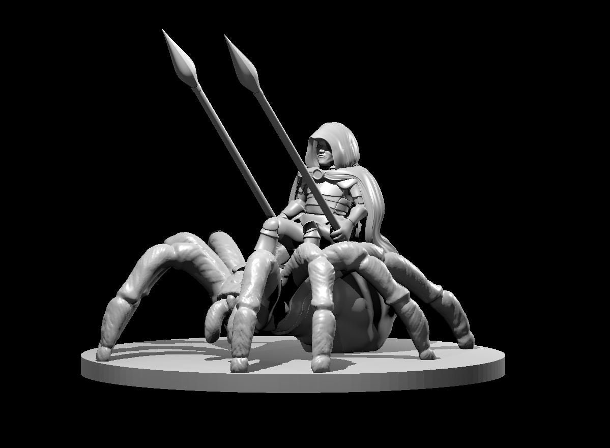 Halfling Male Rangers Giant Badger Mount Giant Spider - Etsy
