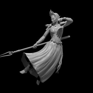 Elven Female Sorcerers | Half Elf | Blind Sorceress | Flying Spell ...