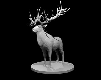 MOOSE 32mm Scale 3D Printed Animal Miniature for Tabletop Gaming by ...