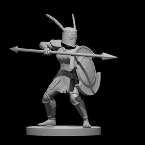 Gladiators NPC Tabletop RPG Mz4250 3D Printed Miniatures 28mm Scale - Etsy