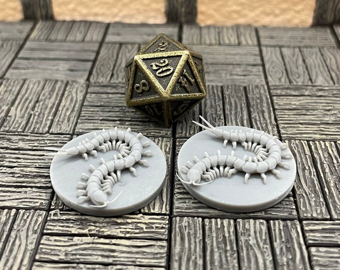 Giant Centipede (set of Two) | Tabletop RPG | Mz4250 | 3D Printed ...